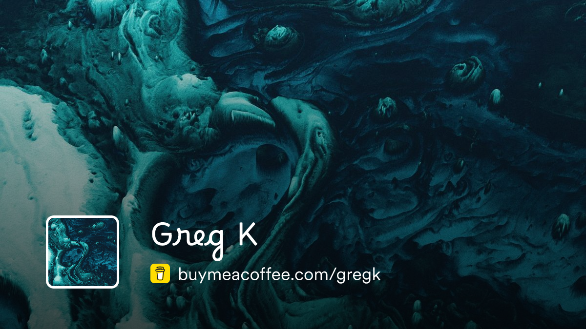 Greg K - Buymeacoffee