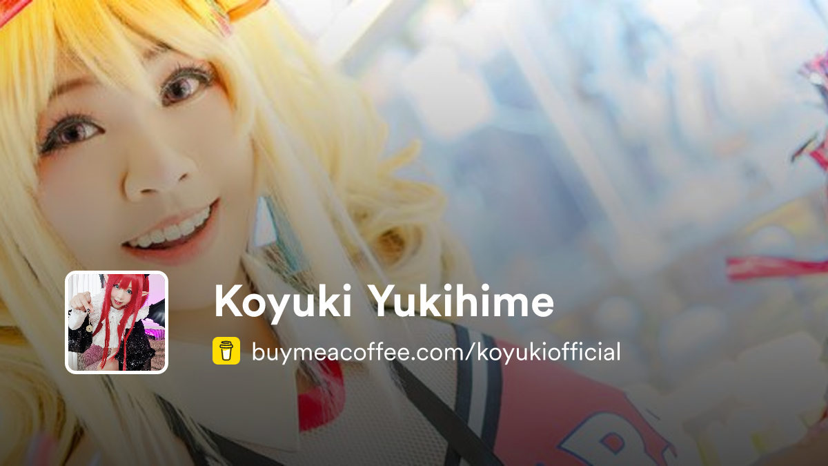 Koyuki Yukihime is Cosplay photography - Buymeacoffee