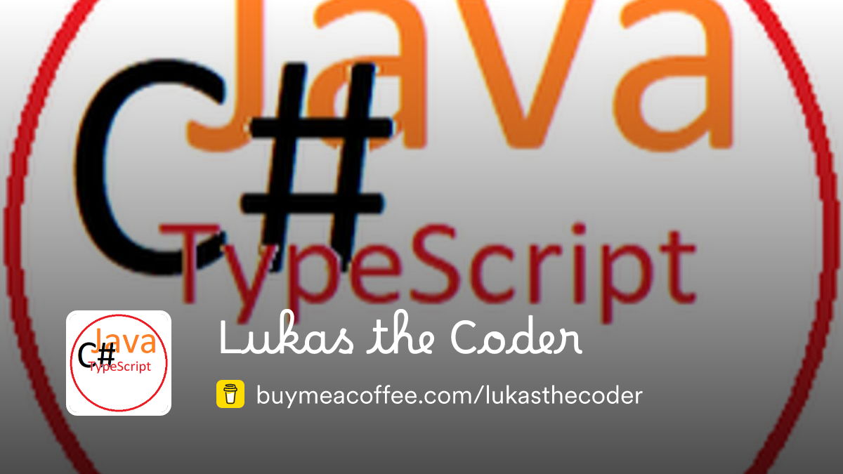 Lukas the Coder - Buymeacoffee
