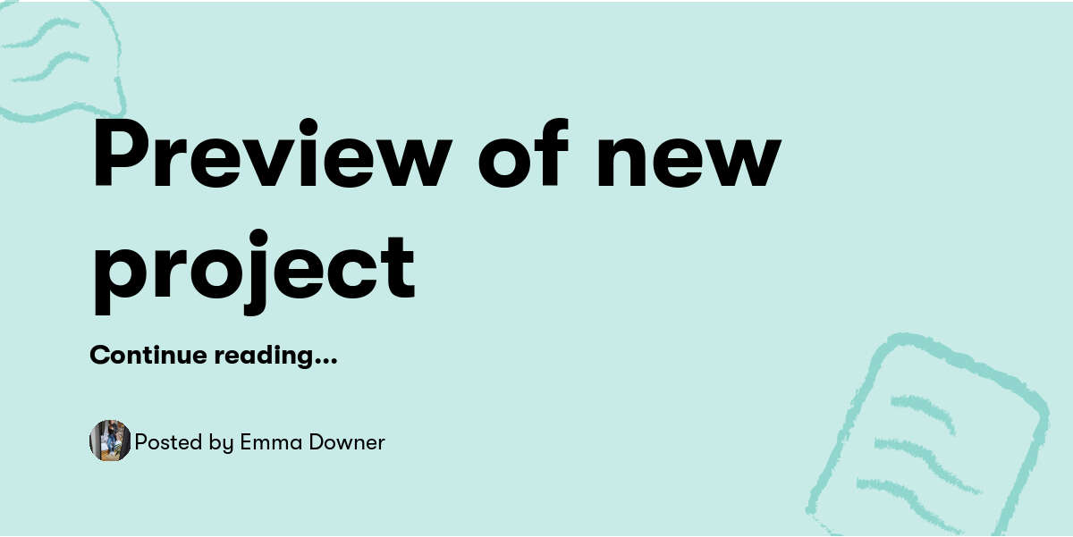 Preview of new project — Emma Downer - Buymeacoffee