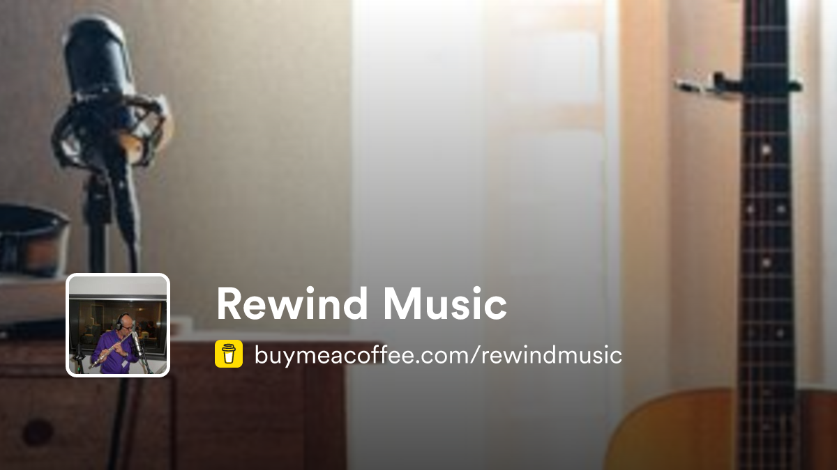 Rewind Music is creating Backing Tracks and Sheet Music - Buymeacoffee