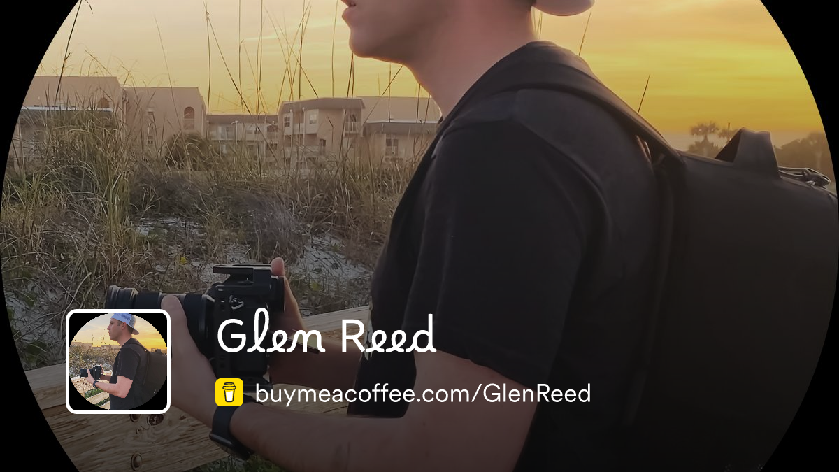 Glen Reed is Tech-Photo-Video Stuff - Buymeacoffee