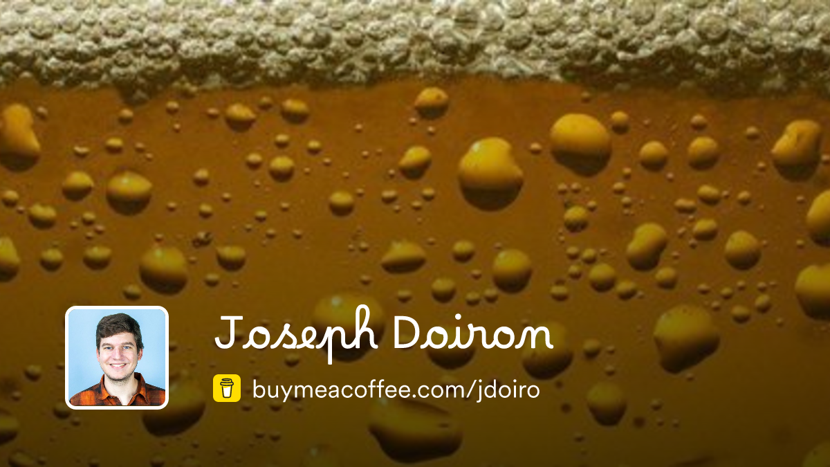Joseph Doiron - Buymeacoffee