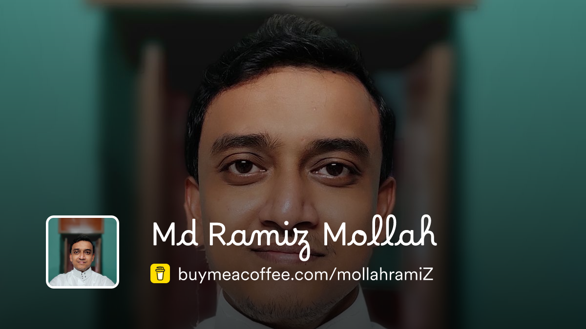 Md Ramiz Mollah is spreading knowledge about technology - Buymeacoffee