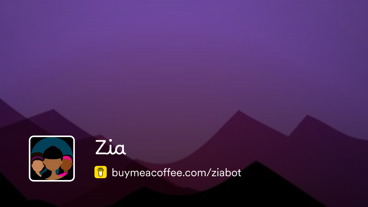 Zia is an AI-powered Chatbot - Buymeacoffee