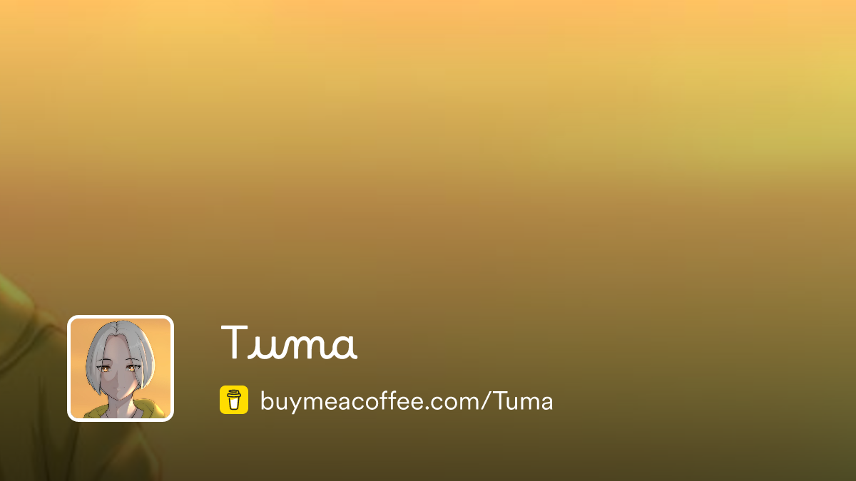 Tuma is Digital Artist - Buymeacoffee