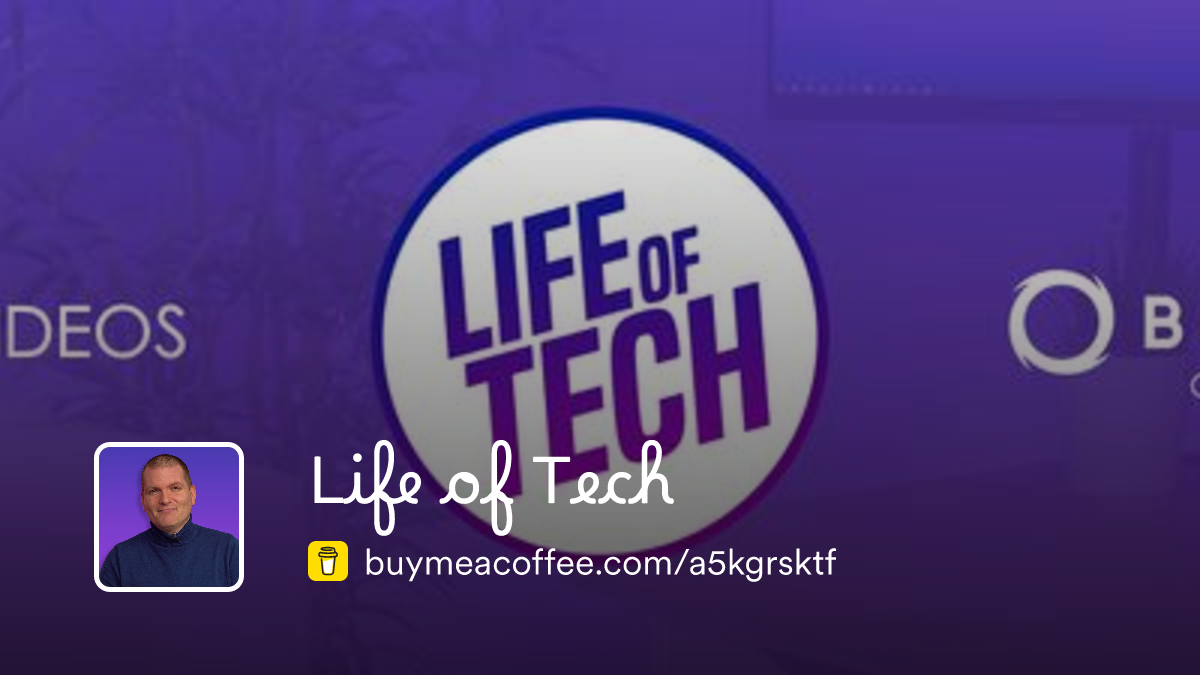 Life of Tech - Buymeacoffee