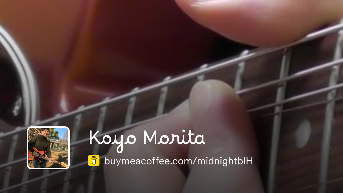 Koyo Morita is creating a practical Guitar Licks TAB - Buymeacoffee
