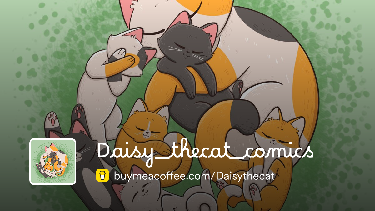 Daisy_thecat_comics is Cat art, cat comics - Buymeacoffee