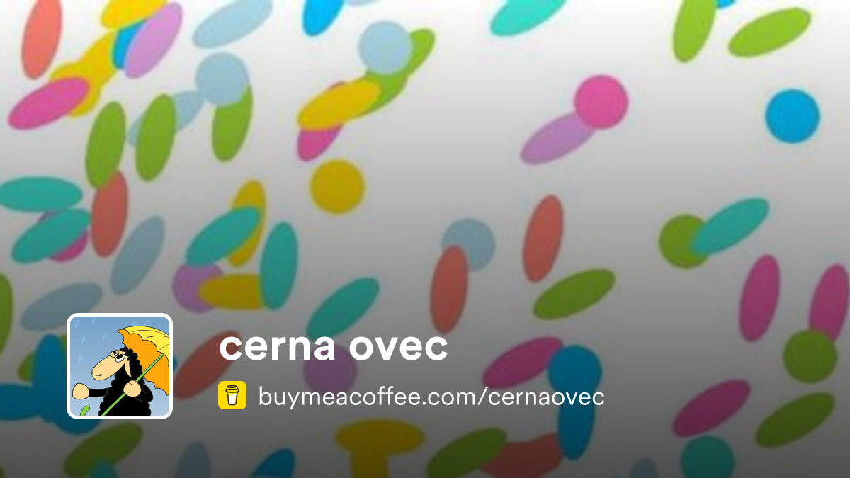 cerna ovec is creating art & games - Buymeacoffee