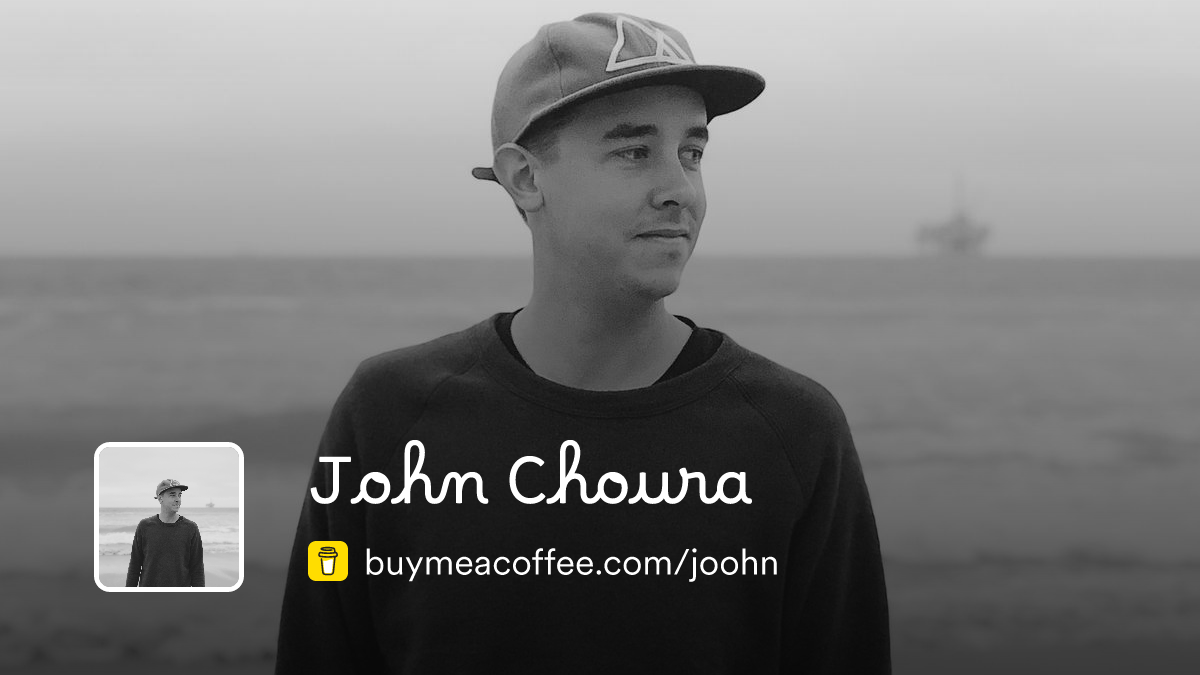 John Choura - Buymeacoffee