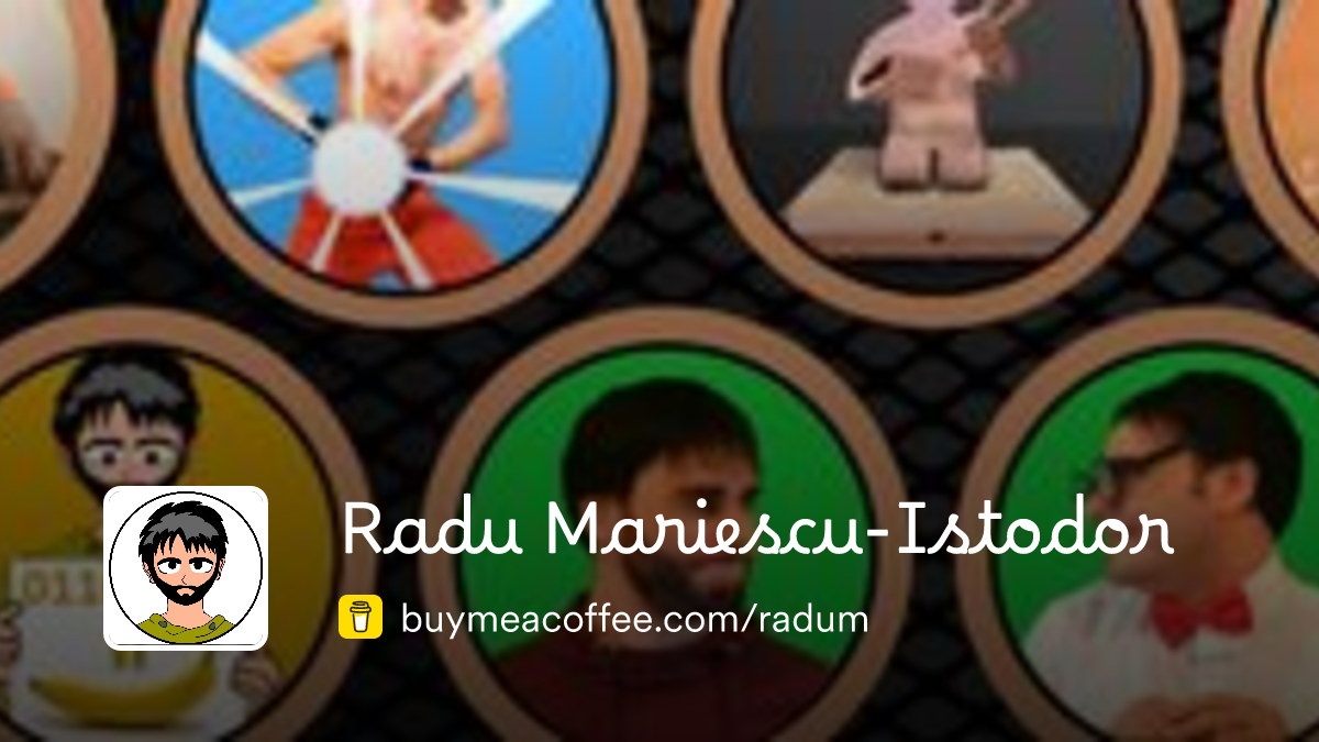 Radu Mariescu-Istodor is creating coding tutorials - Buymeacoffee