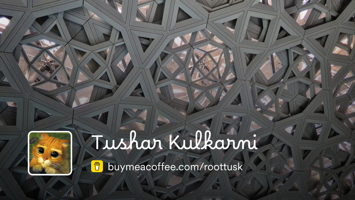 Tushar Kulkarni is creating Open Source Tools and Software - Buymeacoffee