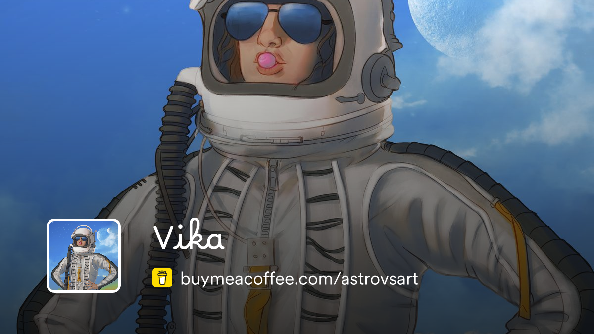 Vika is a digital artist trying not to go insane ok - Buymeacoffee