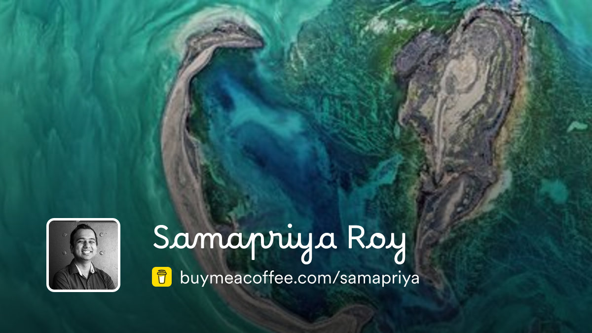 Samapriya Roy is creating open source tools, geospatial data and resource commons - Buymeacoffee