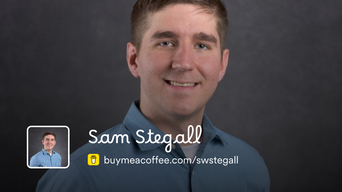 Sam Stegall - Buymeacoffee