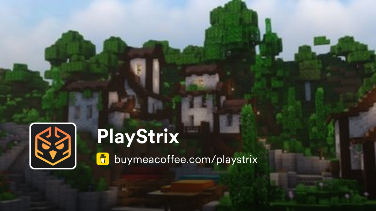 PlayStrix is Minecraft server - Buymeacoffee