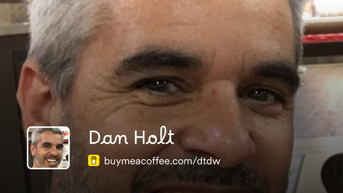 Dan Holt - Buymeacoffee