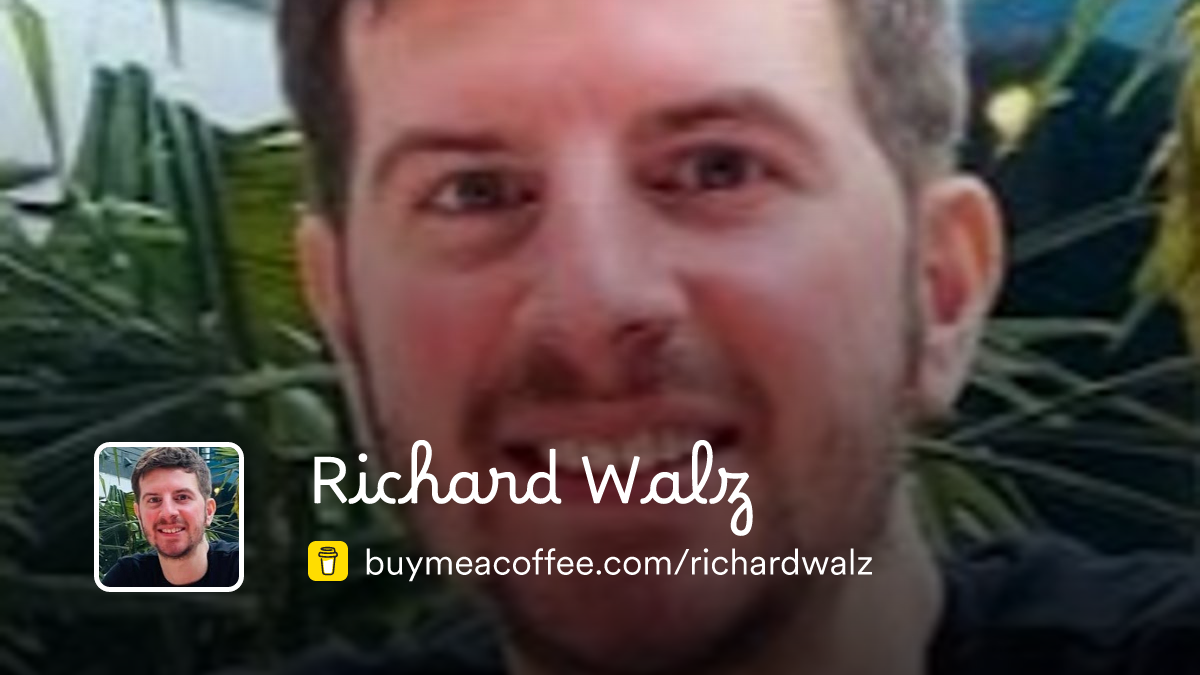 Richard Walz - Buymeacoffee