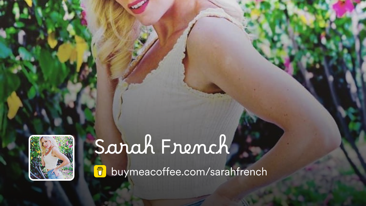Sarah French - Buymeacoffee