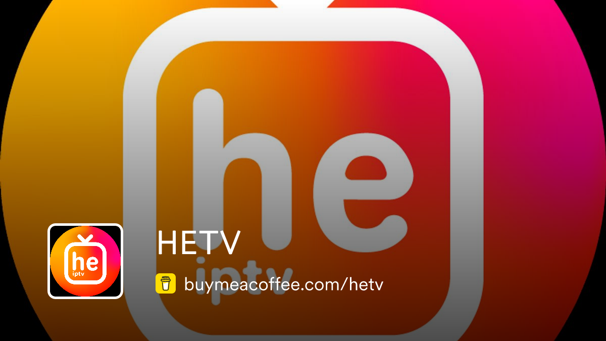 HETV is 4KAnimator - Buymeacoffee