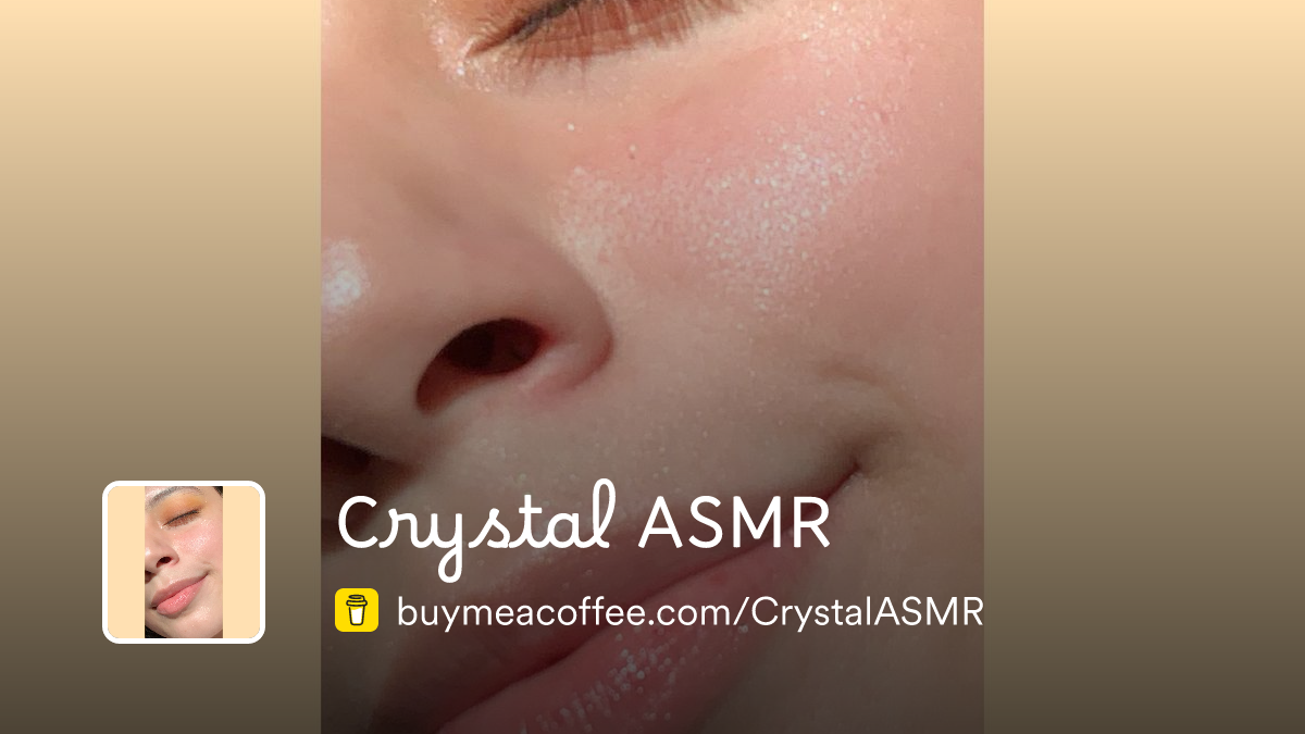 Crystal ASMR - Buymeacoffee