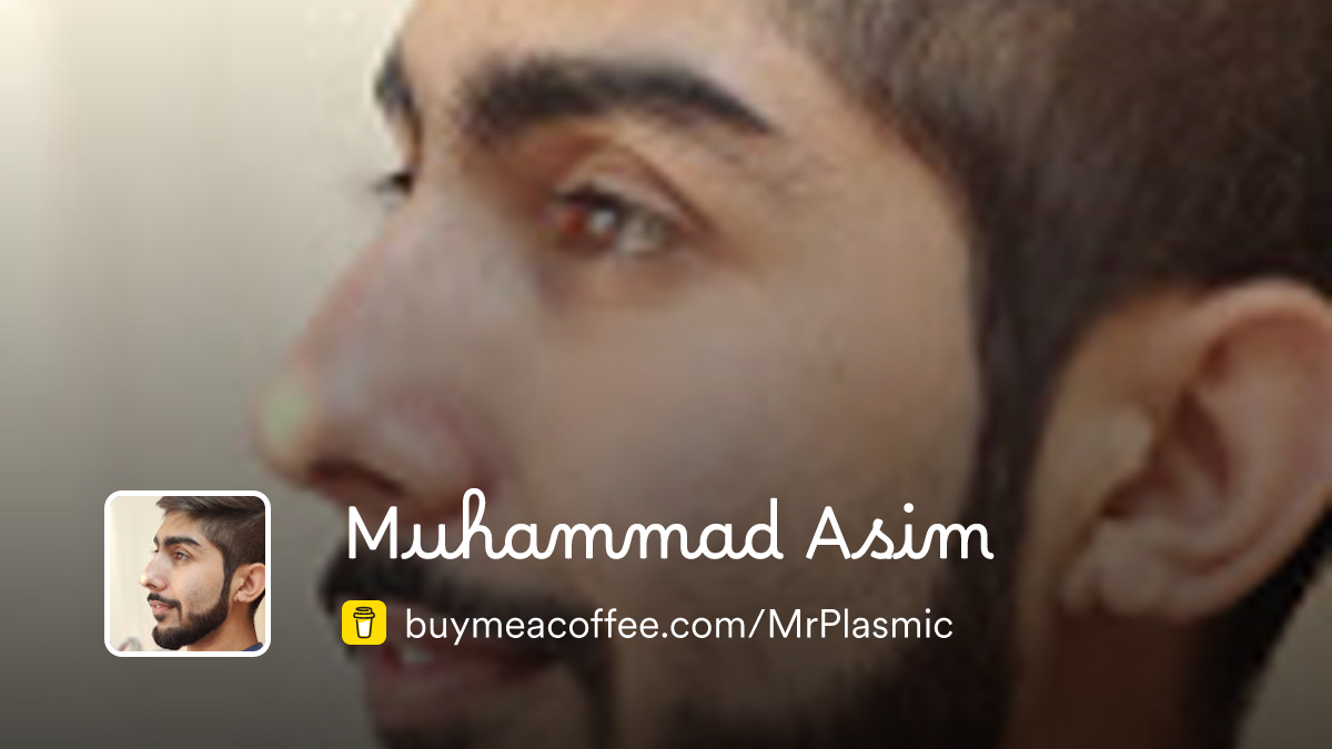 Muhammad Asim is publishing Plasmic and Threejs content - Buymeacoffee