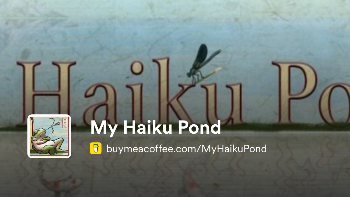 My Haiku Pond - Buymeacoffee