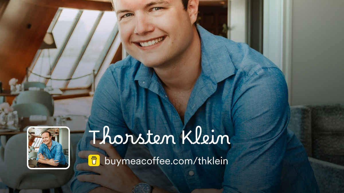 Thorsten Klein - Buymeacoffee
