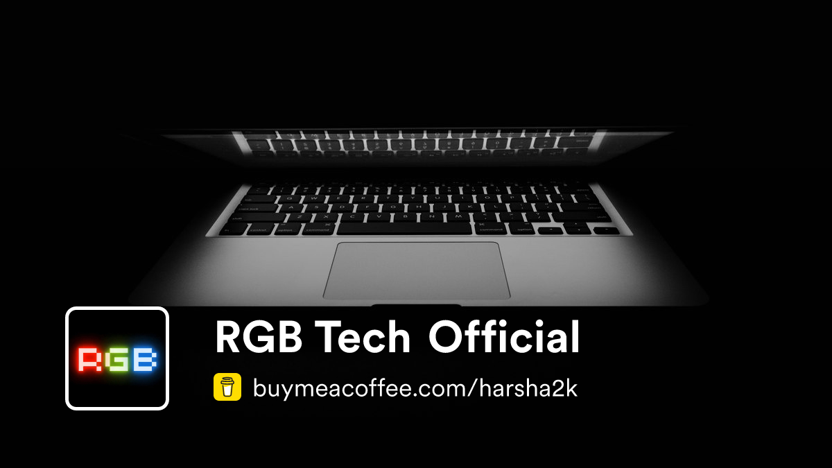 RGB Tech Official - Buymeacoffee