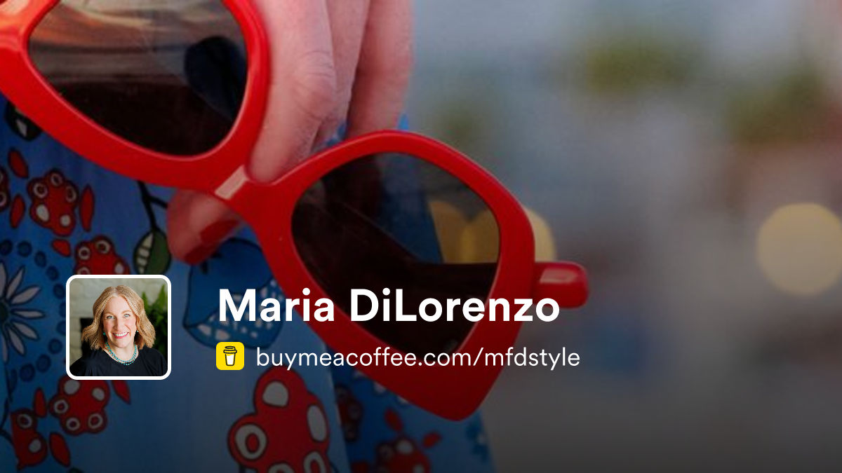Membership | Maria DiLorenzo - Buymeacoffee
