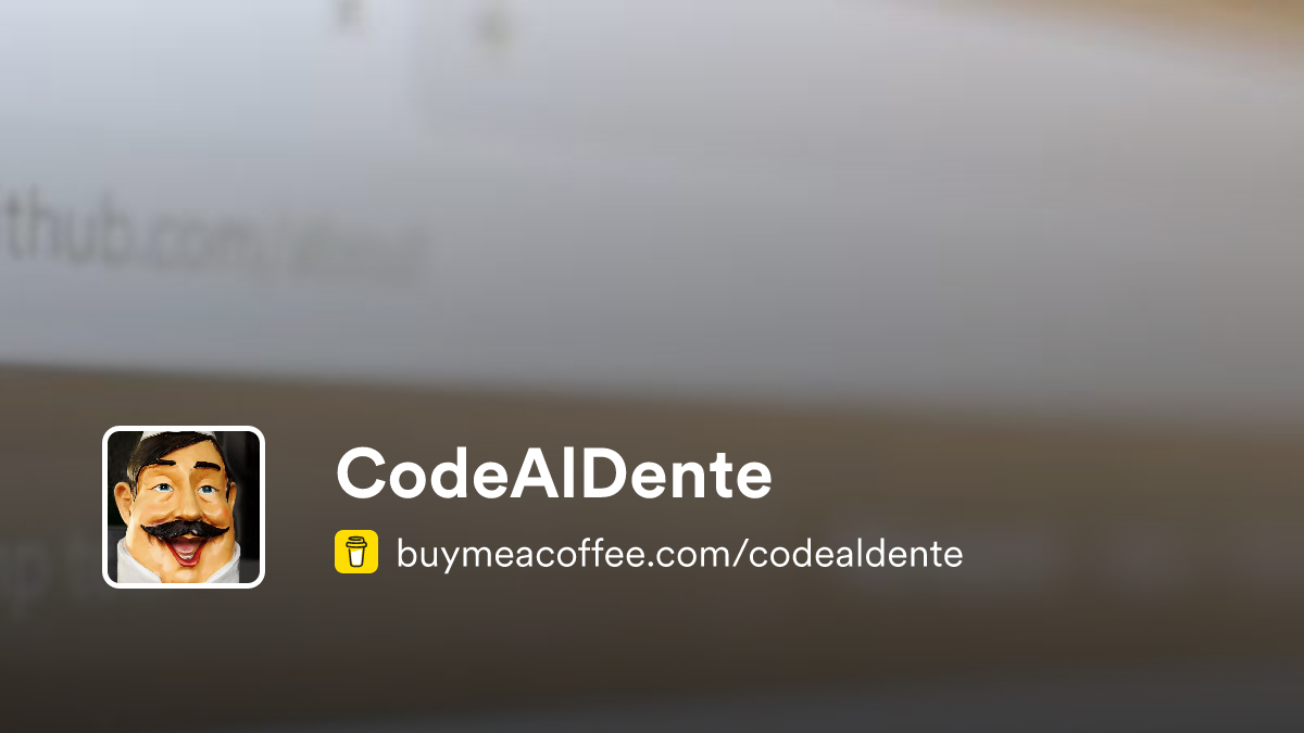 CodeAlDente is ... helping others on GitHub by offering free data insights! - Buymeacoffee