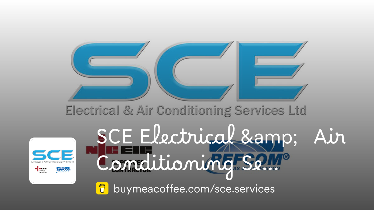 SCE Electrical & Air Conditioning Services Ltd - Buymeacoffee