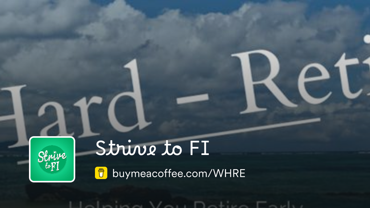 Strive to FI - Buymeacoffee