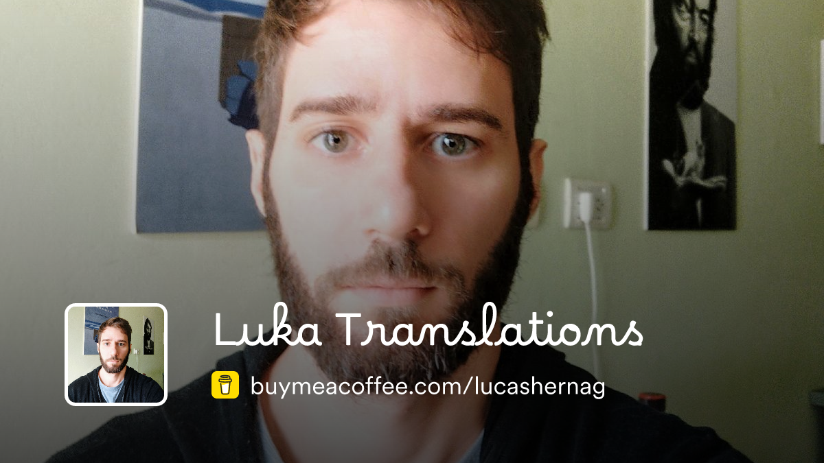 Luka Translations - Buymeacoffee