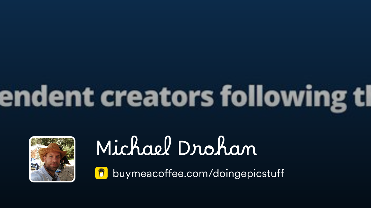 Michael Drohan is a boot-strapping wild man, hell-bent on being an ...