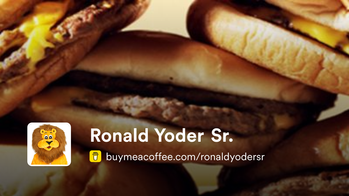 Ronald Yoder Sr. - Buymeacoffee