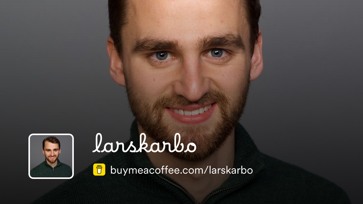 larskarbo is a indie hacker creating useful stuff in the world - Buymeacoffee