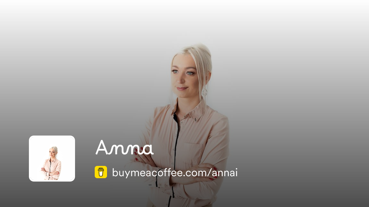 Anna - Buymeacoffee