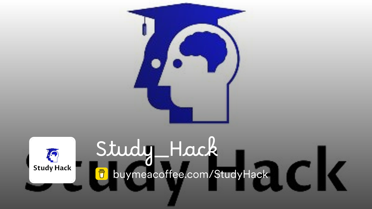 Study_Hack - Buymeacoffee
