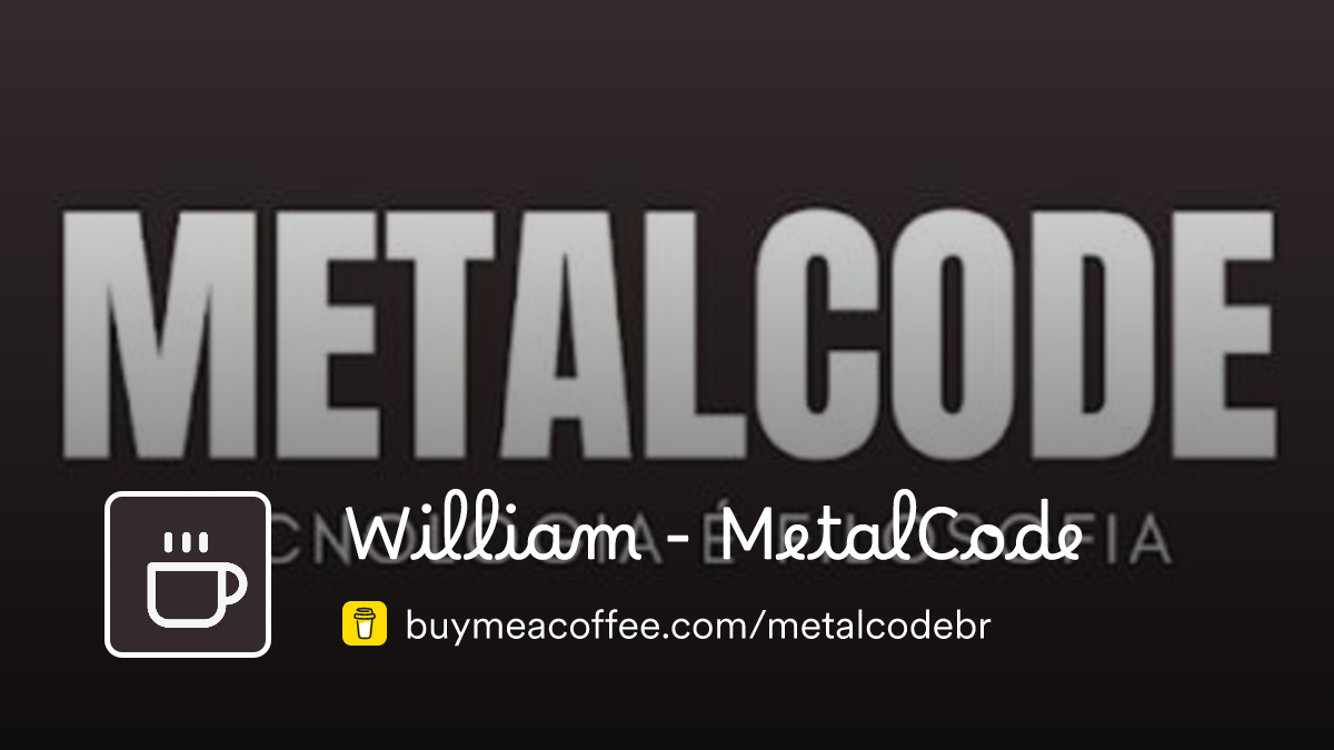 William - MetalCode - Buymeacoffee