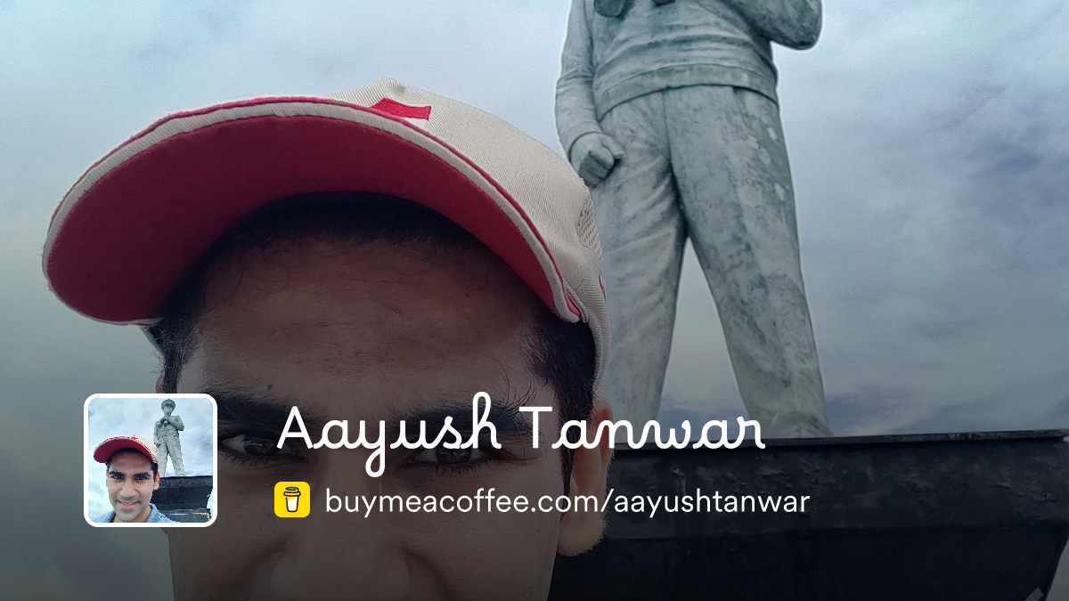 Aayush Tanwar - Buymeacoffee