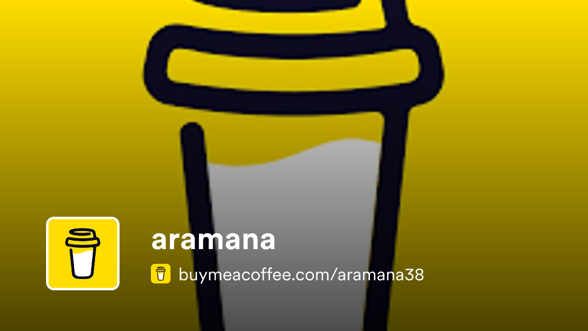 aramana - Buymeacoffee