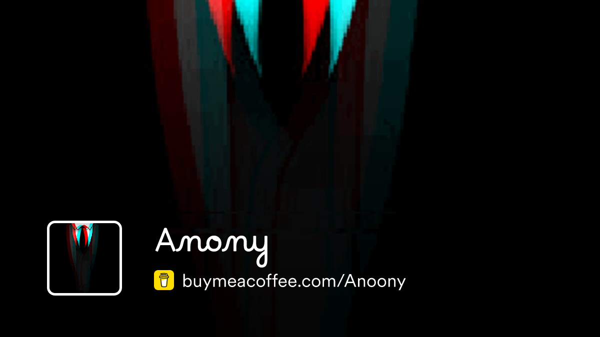 Anony - Buymeacoffee