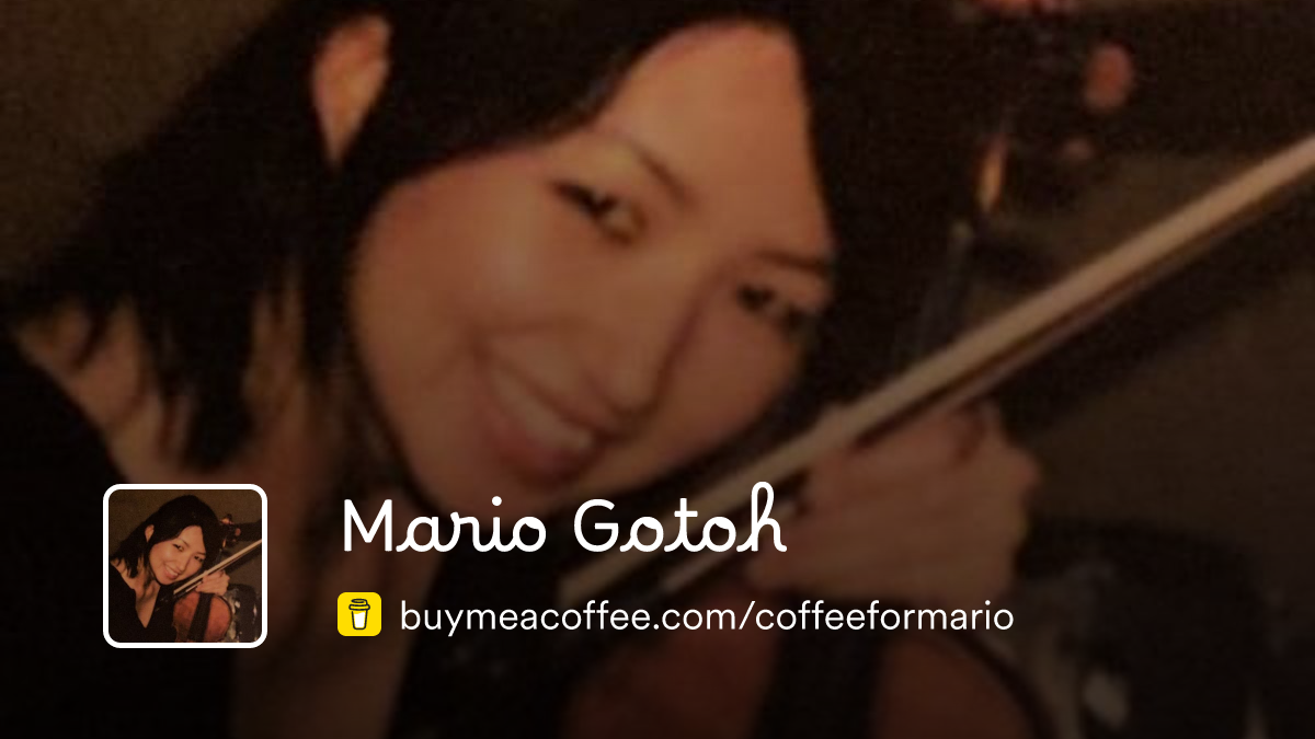Mario Gotoh - Buymeacoffee
