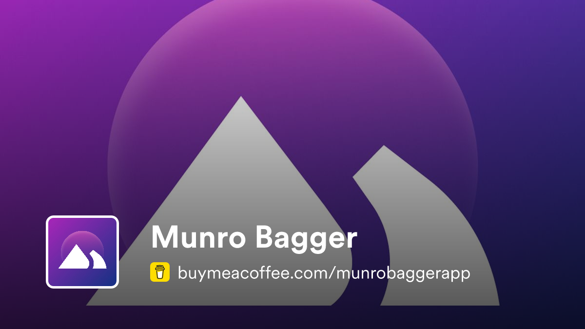 Munro Bagger - Buymeacoffee