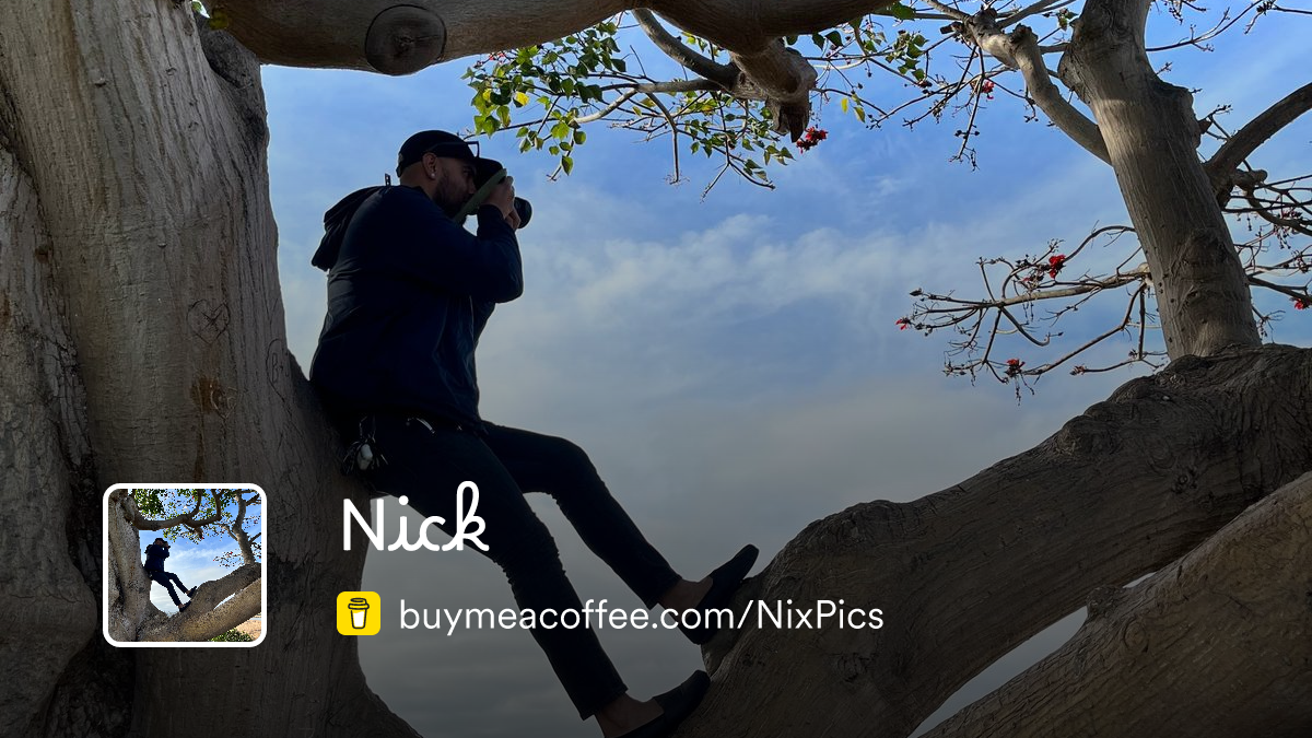Nick is Photographer - Buymeacoffee