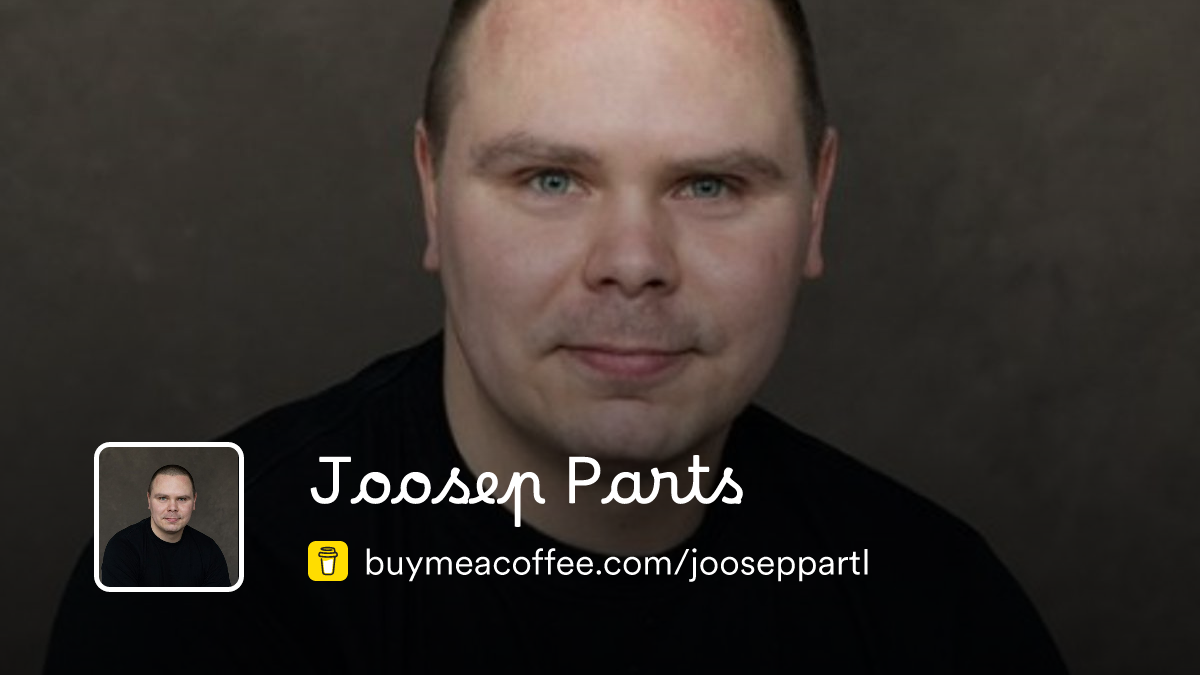 Joosep Parts - Buymeacoffee