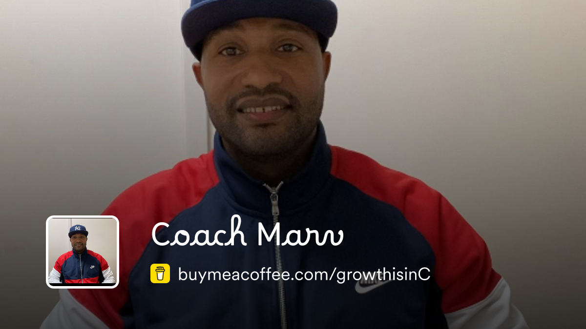 Coach Marv - Buymeacoffee