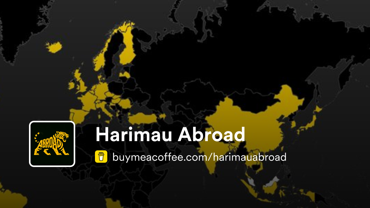 Harimau Abroad - Buymeacoffee